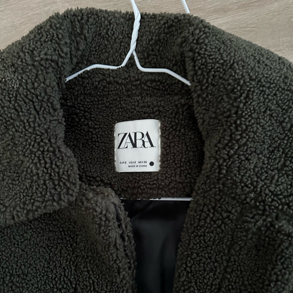 Dark Green Teddy Jacket - Gem